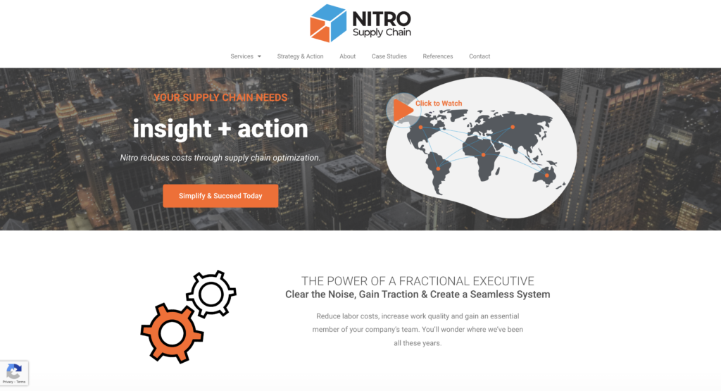 Nitro Supply Chain Solutions | Fractional Supply Chain Consultants